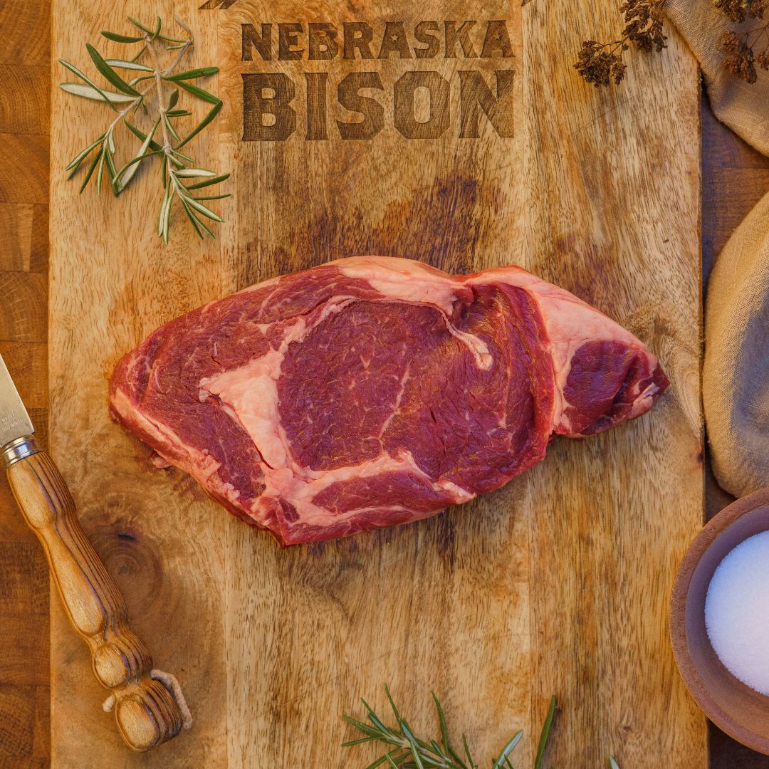 Bison Ribeye Steak + Filet Mignon Special – Premium Bison Steaks ...