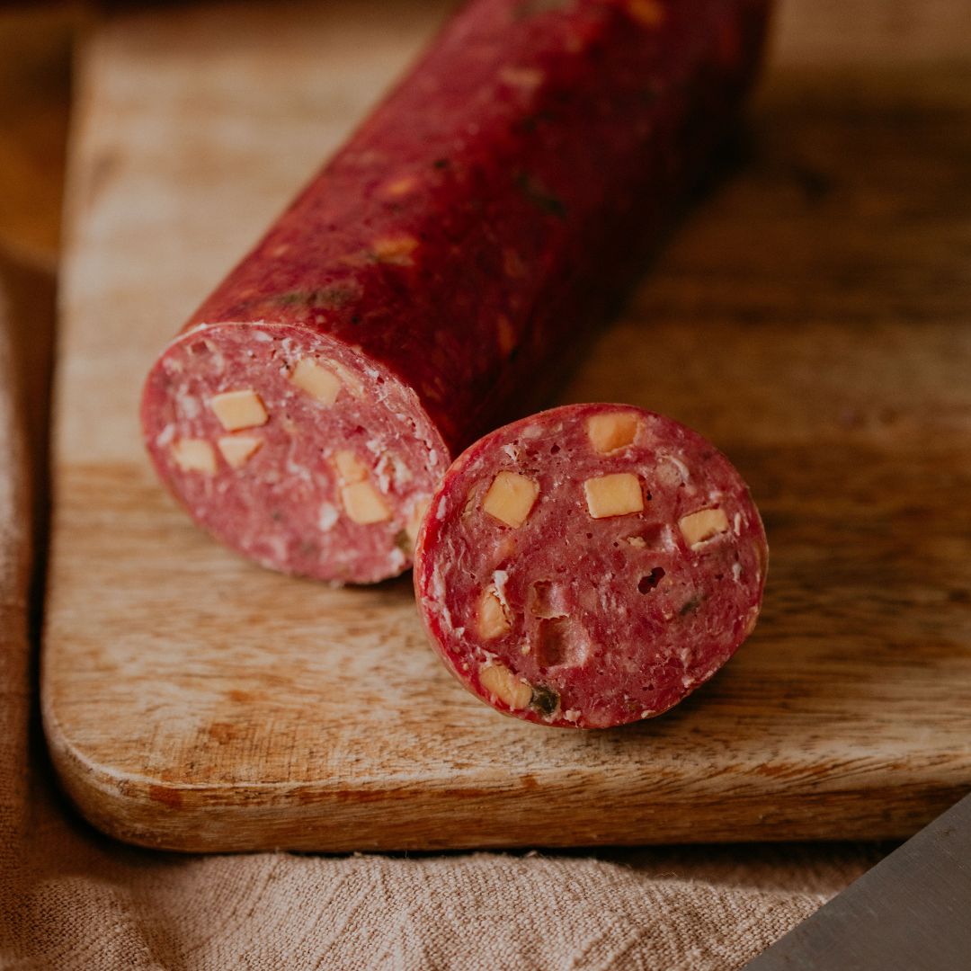 Bison Summer Sausage (Jalapeno/Cheddar) | Bison Sausages – Shop Now ...